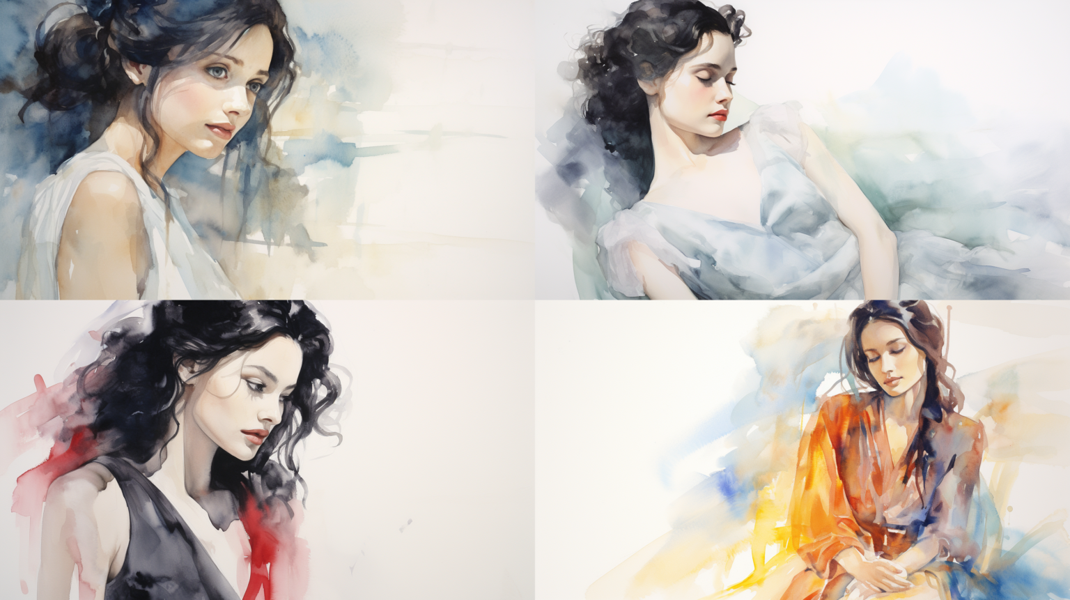 How to generate watercolor style images with Midjourney | Prompt Journey
